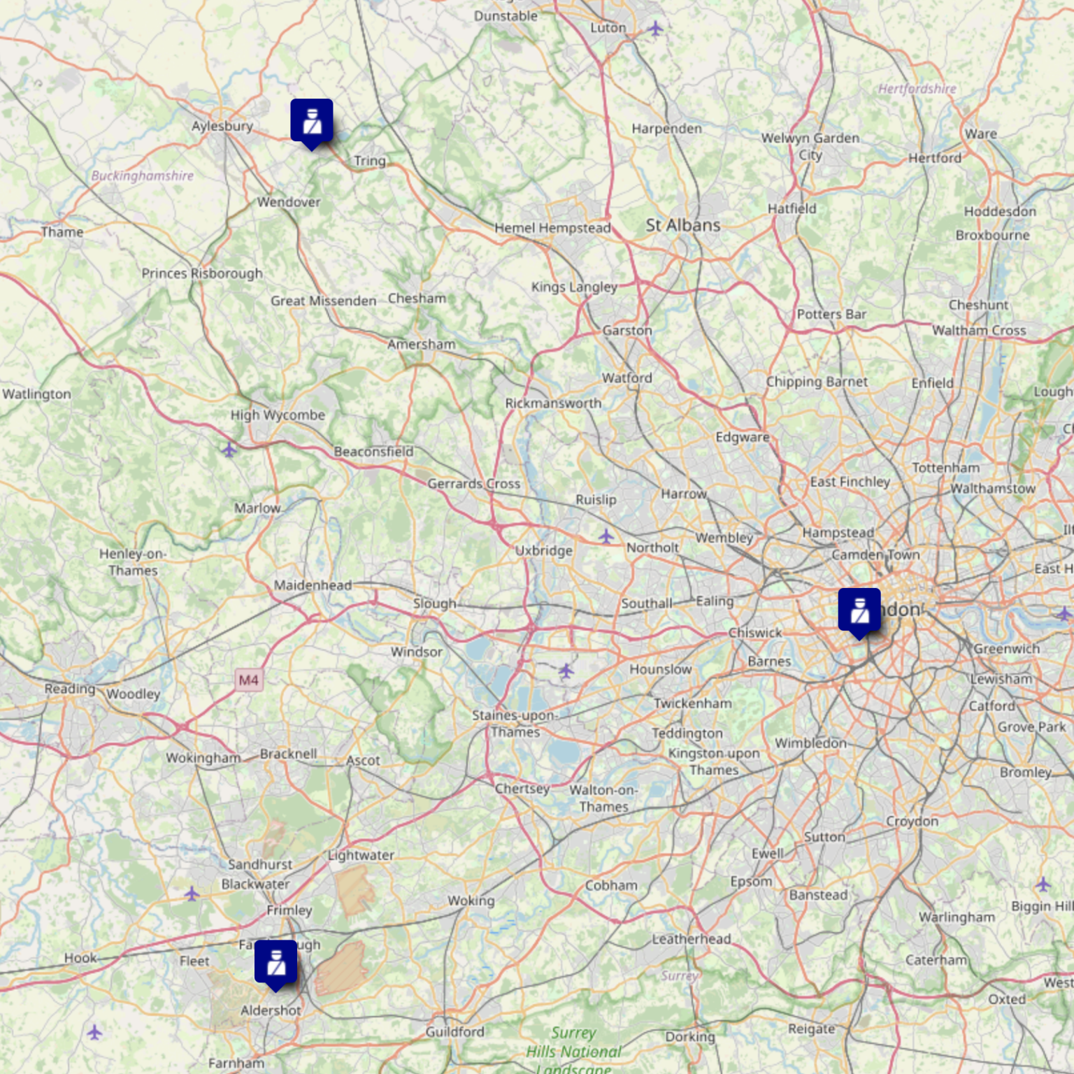 Branch Location Map - Royal Military Police Association