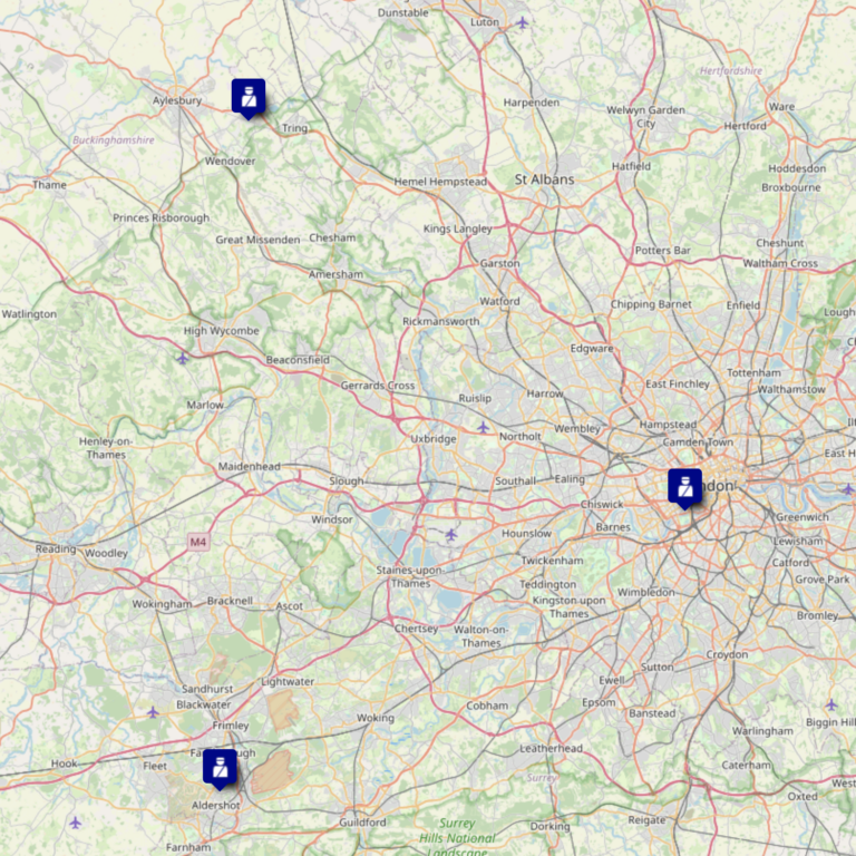 Branch Location Map - Royal Military Police Association